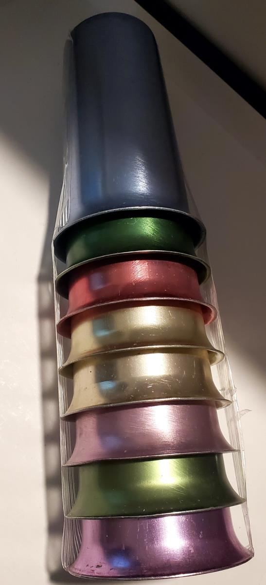 Vintage Zephyr Anodized Aluminum Cup Set (Circa 1960s)